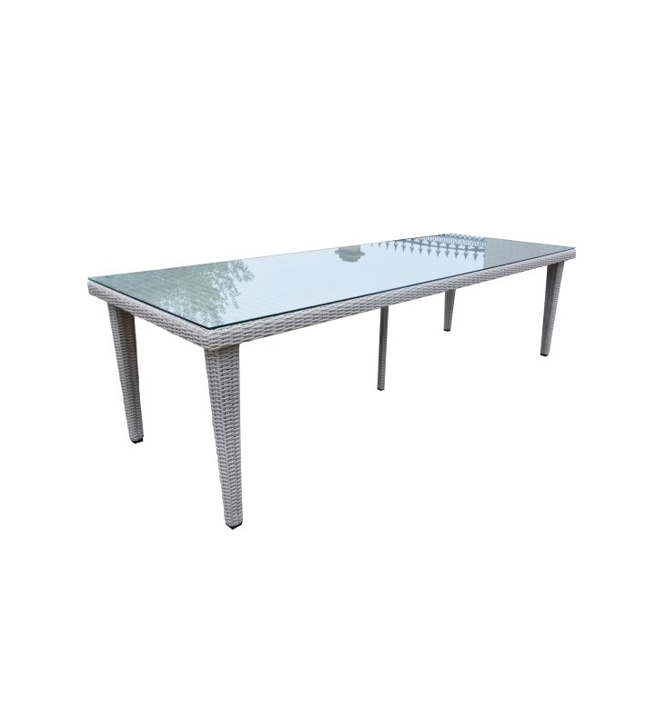 Outdoor Table - Barco - Rattan - Grey